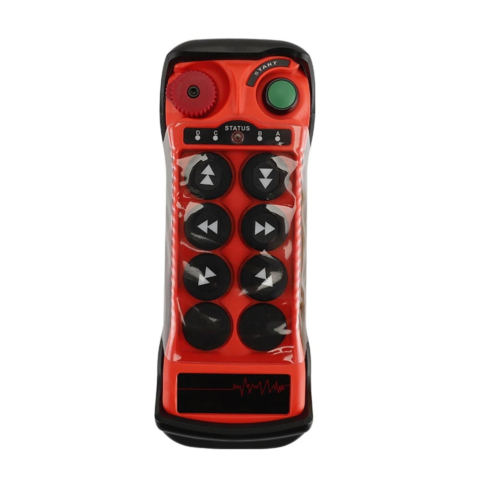 6 Keys Single Speed Industrial Wireless Radio Crane Remote Control ...