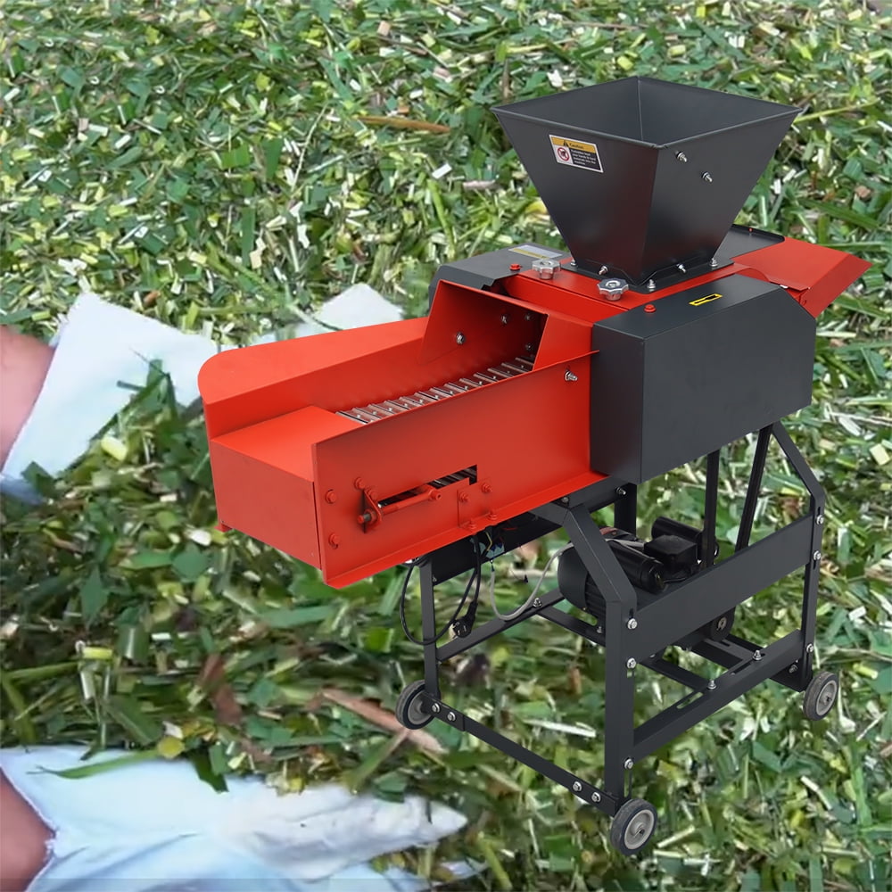 6 Knives Hay Cutter Pulverizer Machine Garden Commercial 500-1000KG/H 2 ...