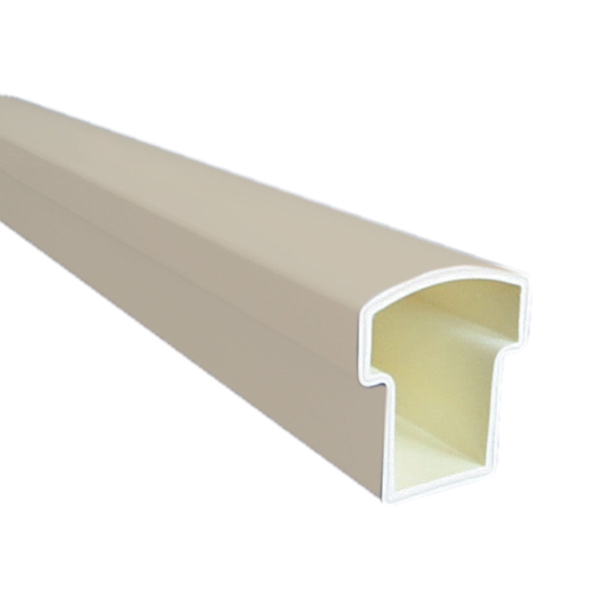 8'L Deluxe Stair Top Rail (For Colonial/Square spindles), Tan - Walmart.com