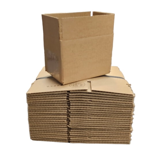 6"L x 4" W x 4" H, 25 Pack Tailored Packaging Corrugated Shipping Boxes ...