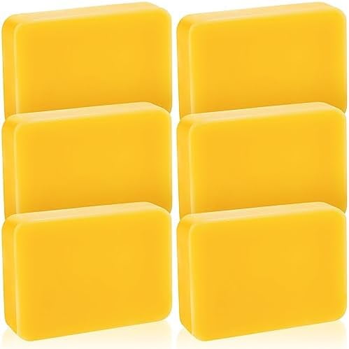 6 LB Yellow Beeswax Block Pure Natural Beeswax Cosmetic Grade Organic ...