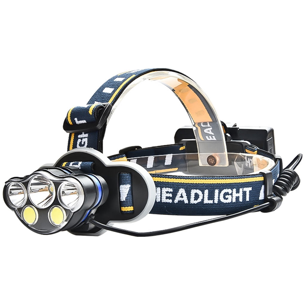 6 LED High Power Headlamp T6 COB Head Flashlight Torch Fishing ...