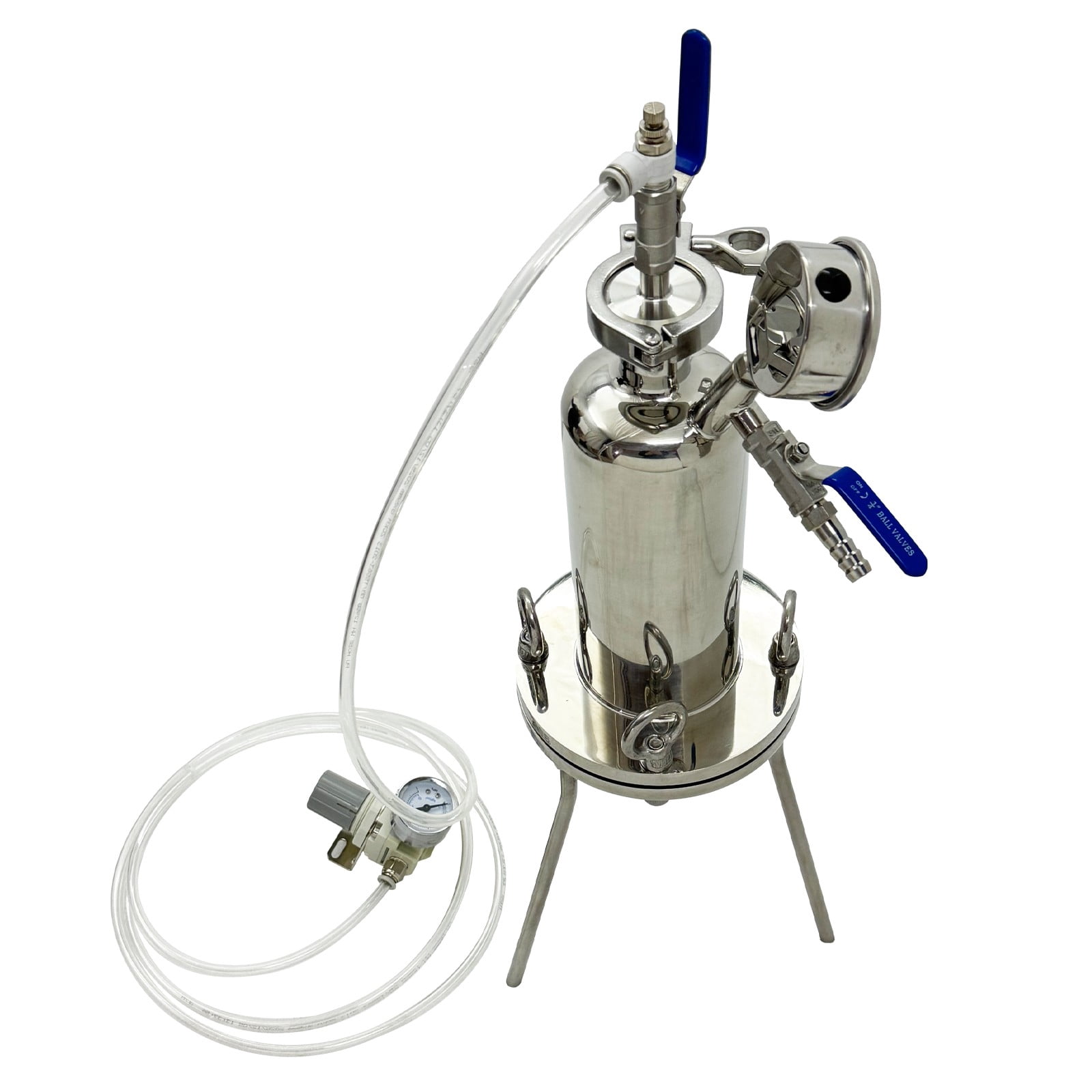 6" Laboratory Positive Negative Pressure Filter with Microporous ...