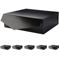 6 Large Gift Boxes with Lids 13.5x9x4.1 Inches, Sturdy Collapsible Gift ...