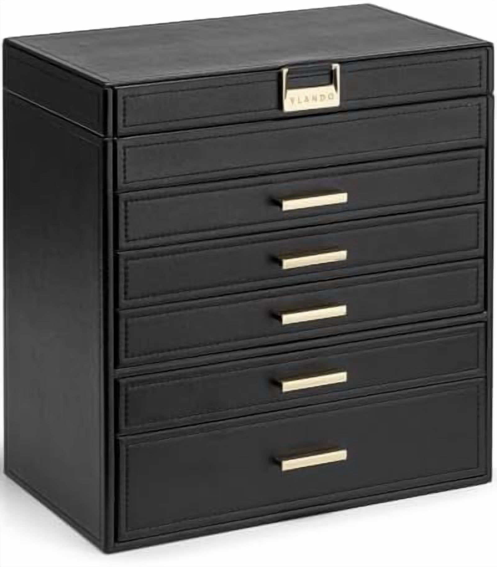6 Layer Large Jewelry Box - Jewelry Holder Organizer, Jewelry Box ...