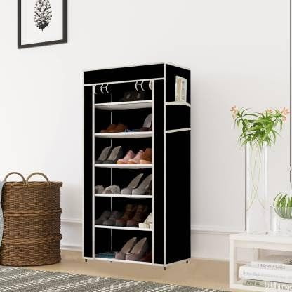 6 Layer Multipurpose Shoe Rack Storage Stand with Non Woven Fabric ...