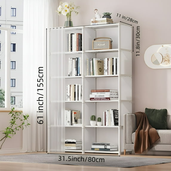 6 Layers Dustproof Simple Wardrobe Bedroom Clothes Closet Storage ...