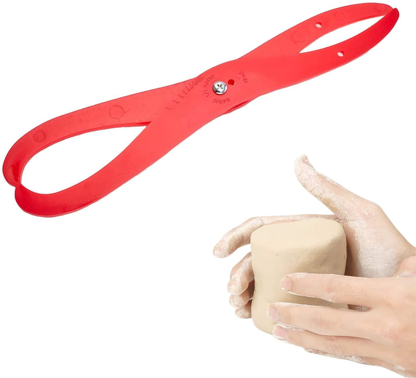 6" Length Bent-Leg Plastic Caliper Clay Sculpture Ceramic Measuring ...