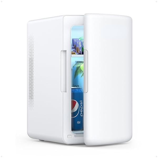 6 Liter/8 Cans Capacity Portable Mini Fridge Ease Of Handling with 110V ...