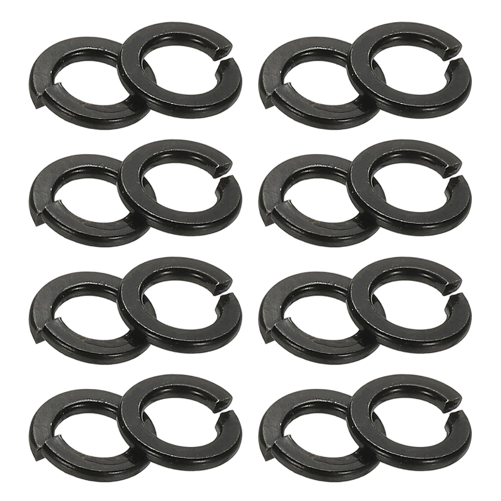 #6 Lock Washers, 180pcs Split Lock Washers 304 Stainless Steel Lock Washer Black Zinc Plating ...