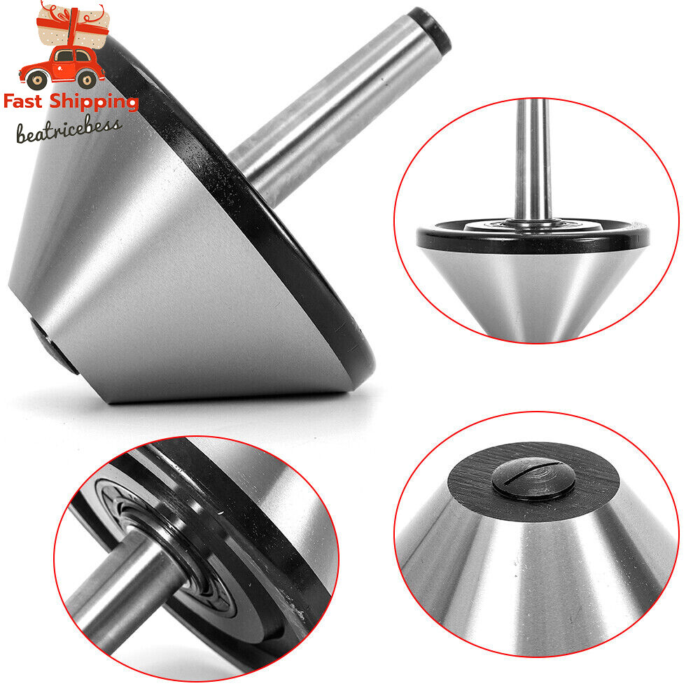 6" MT3 Bull Nose Live Center Morse Taper #3 for Lathe (5-29/32"(150mm ...