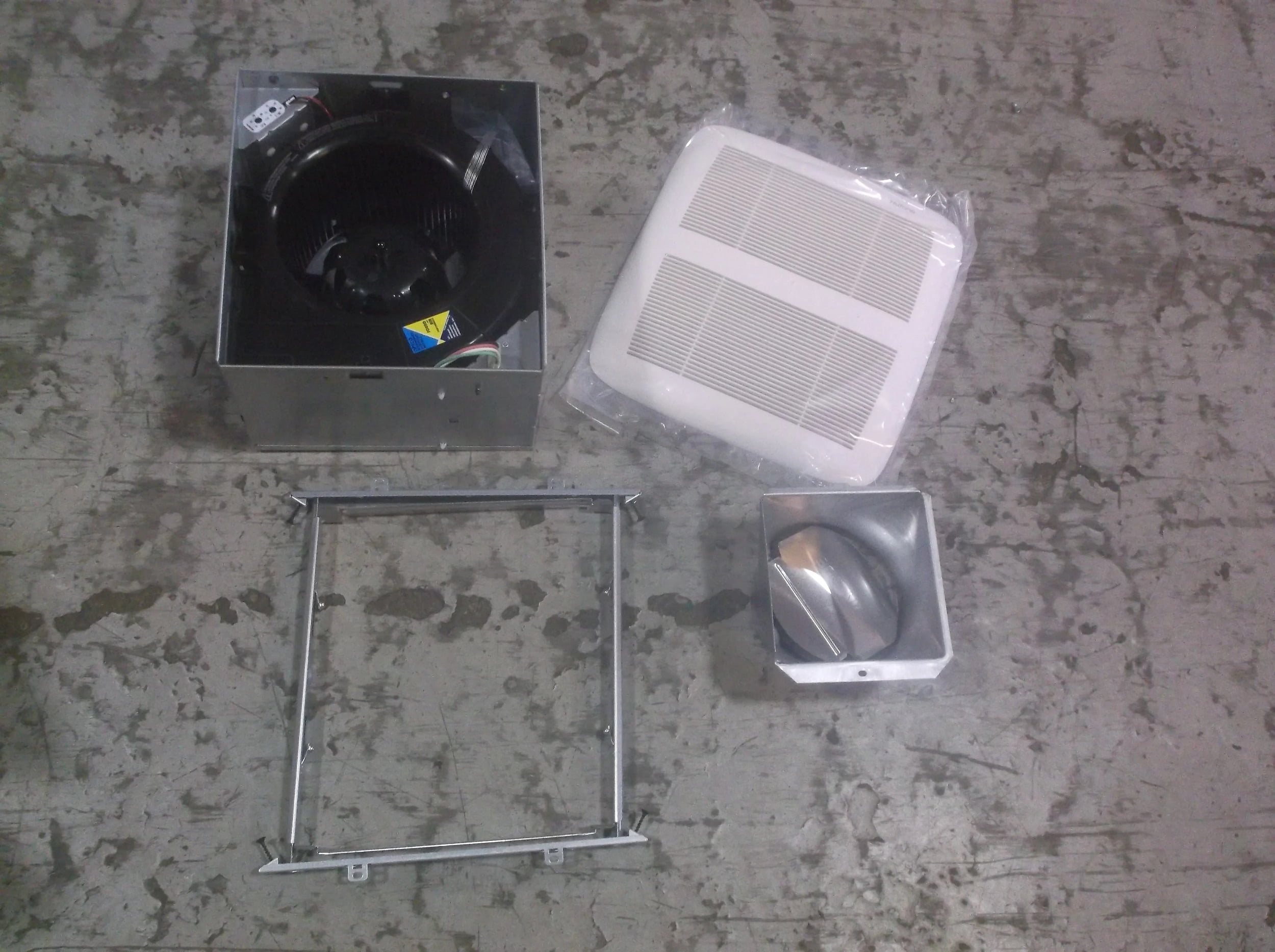 6" MULTI SPEED VENTILATION CEILING FAN 120/60/1 CFM 110 - Walmart.com