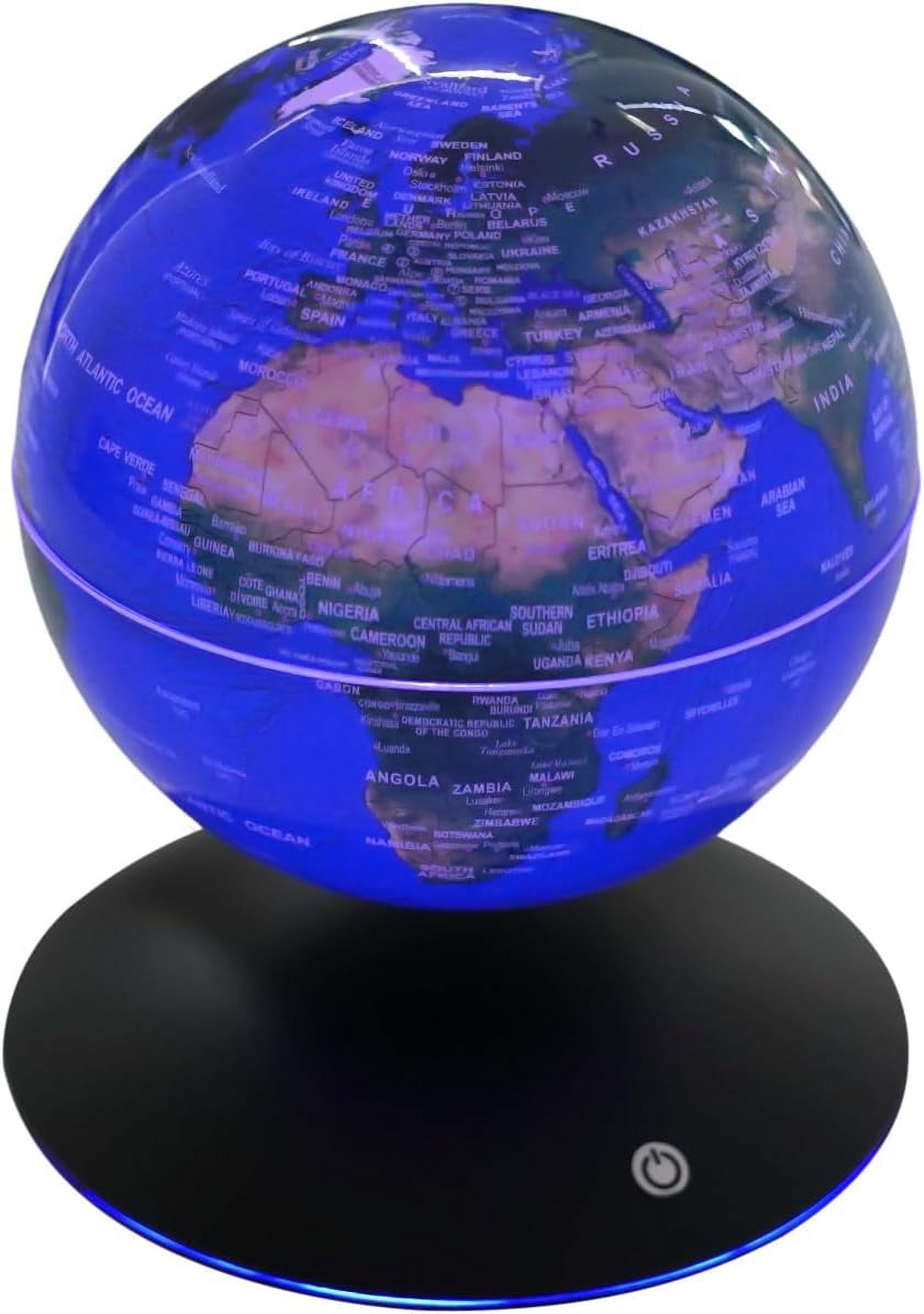 6" Magnetic Levitation Floating Globe Rotating Globe, Touch Control And ...