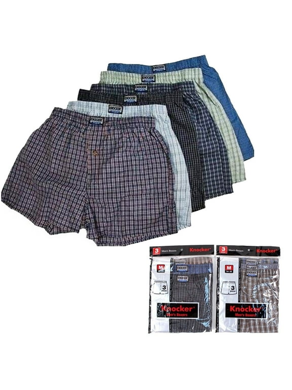 Hanes Men's ComfortSoft Waistband Solid Knit Boxers, Enhanced Freedom ...