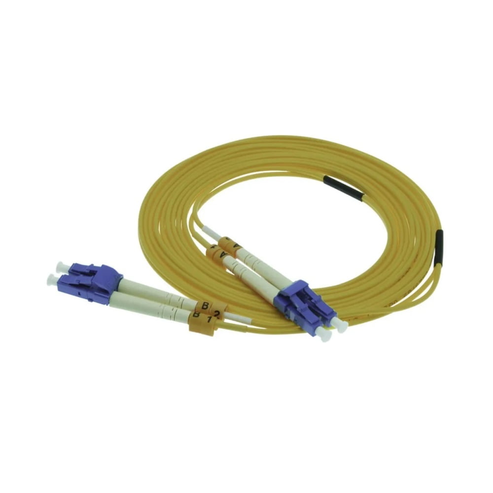 6 Meter LC UPC to LC UPC Duplex Single Mode 9/125 Fiber Optic Optical ...