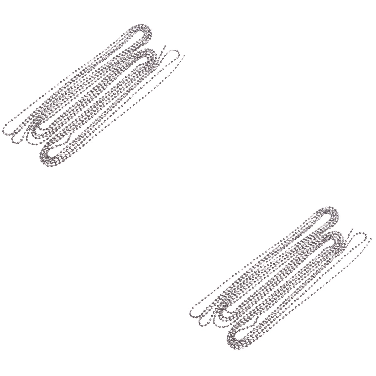 6 Meters Ball Chain with Connectors Stainless Steel Bead Chain Bead ...