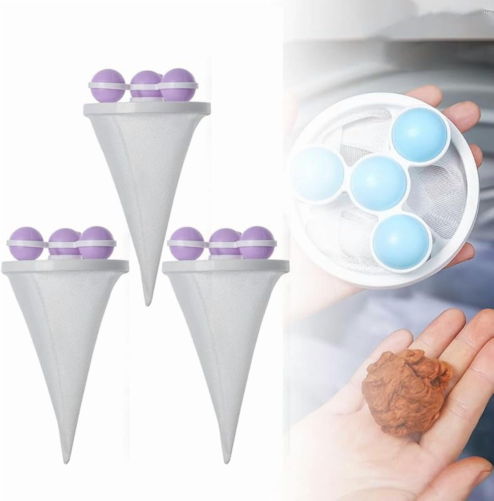 (6, Mix Color)Floating Hair Filtering Mesh Removal, 2025 Upgraded Lint ...