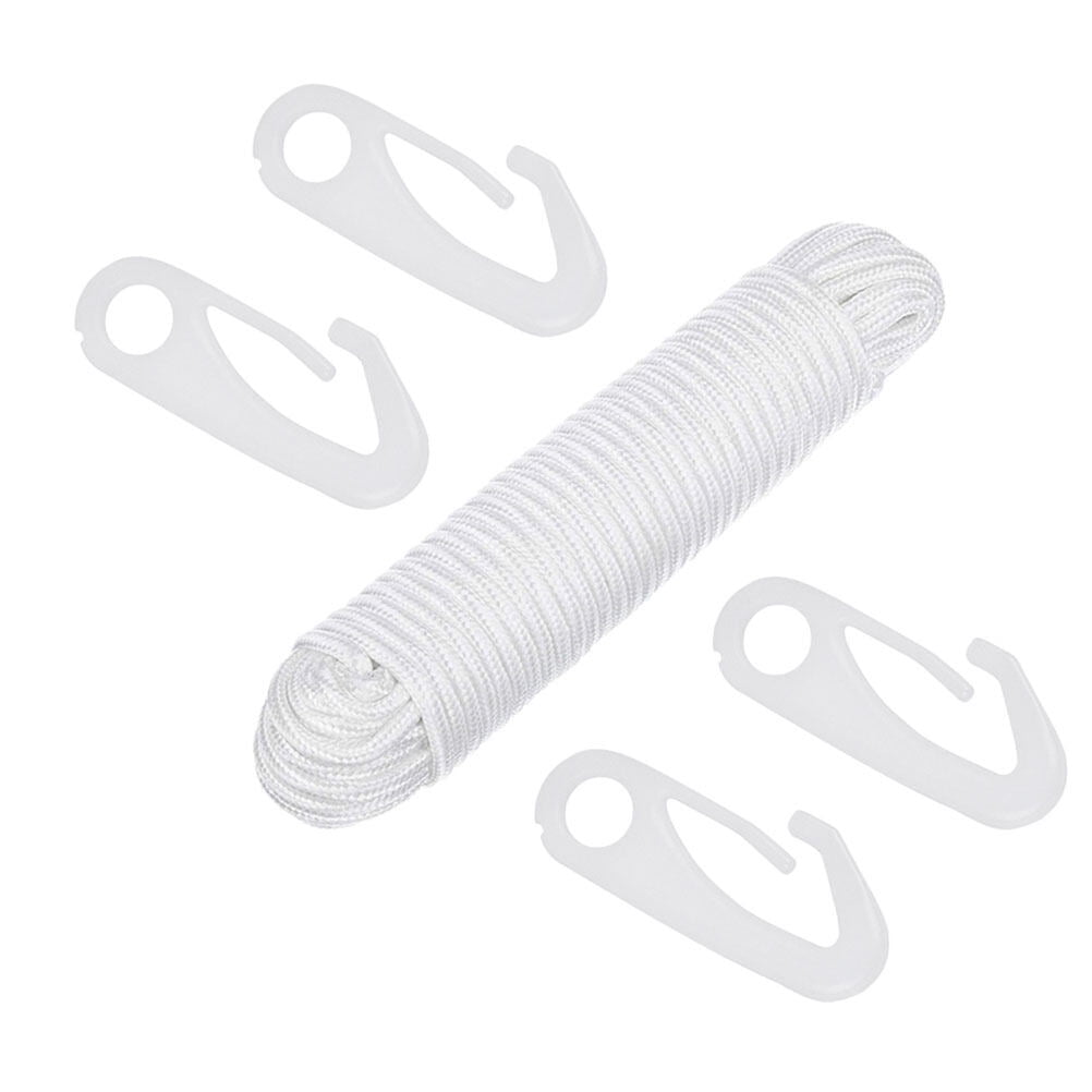 6 Mm Nylon Rope Flagpole Rope Replacement Braided Rope Heavy Duty Flag ...