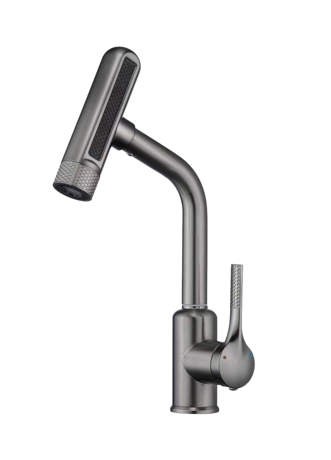 6 Mode Kitchen Faucets, Matte Gray Kitchen Sink Faucet, Stainless Steel ...
