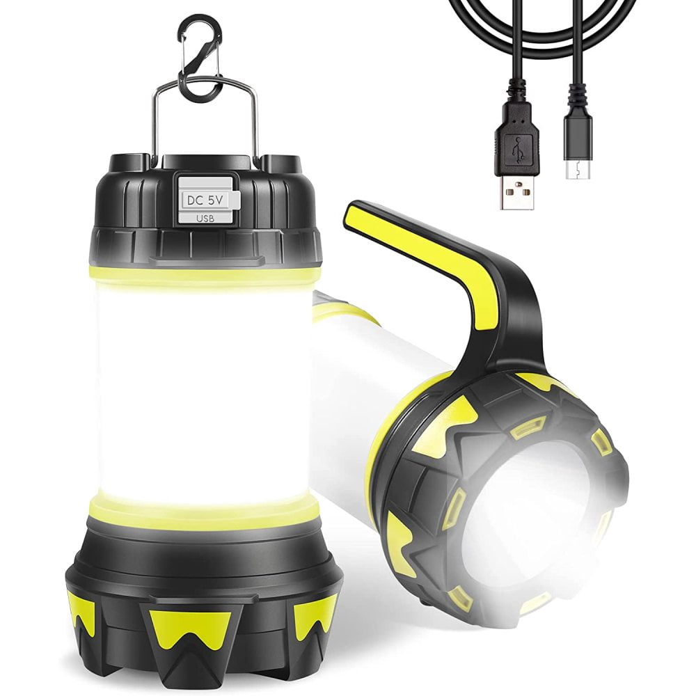 6 Modes Rechargeable Portable LED Camping Lamps with Power Bank ...