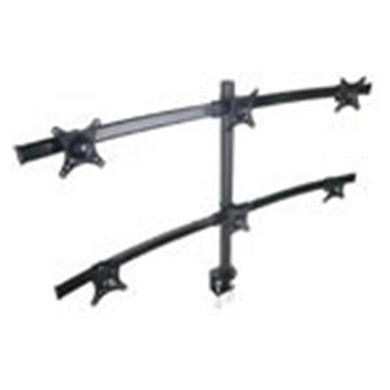 Walmart 6-Monitor Desk Mount Bracket, 13"-27", Full Motion, Vertical ...