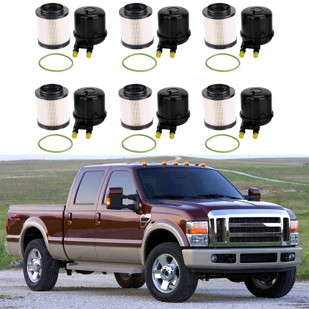 6 New FD4615 2011-2017 6.7L Powerstroke Fuel Filter For F250 350 450 ...