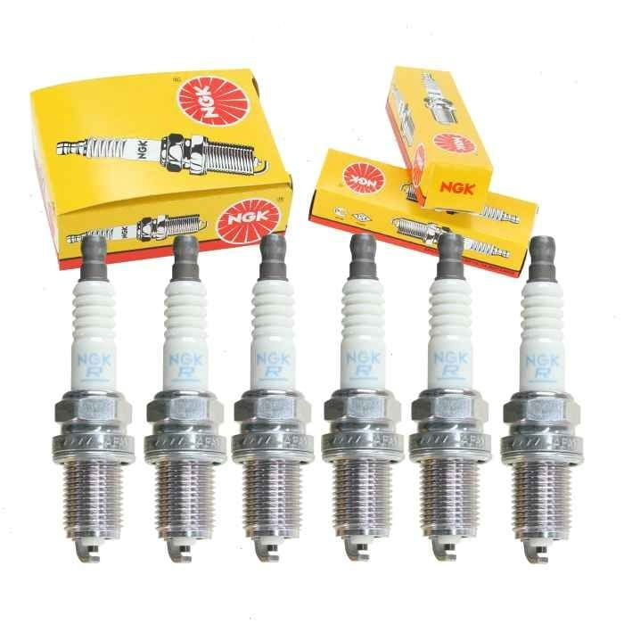 6-New OEM NGK V-Power Copper Spark Plugs BKR5ES #2460 Made in Japan ...