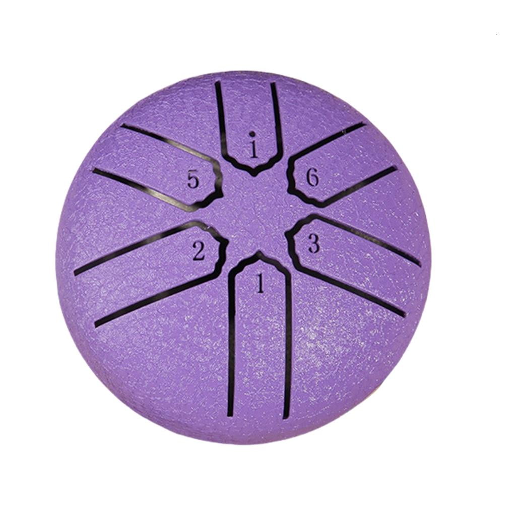 6 Note 3 inch Steel Tongue Drum Handpans Drum with Drumstick ...