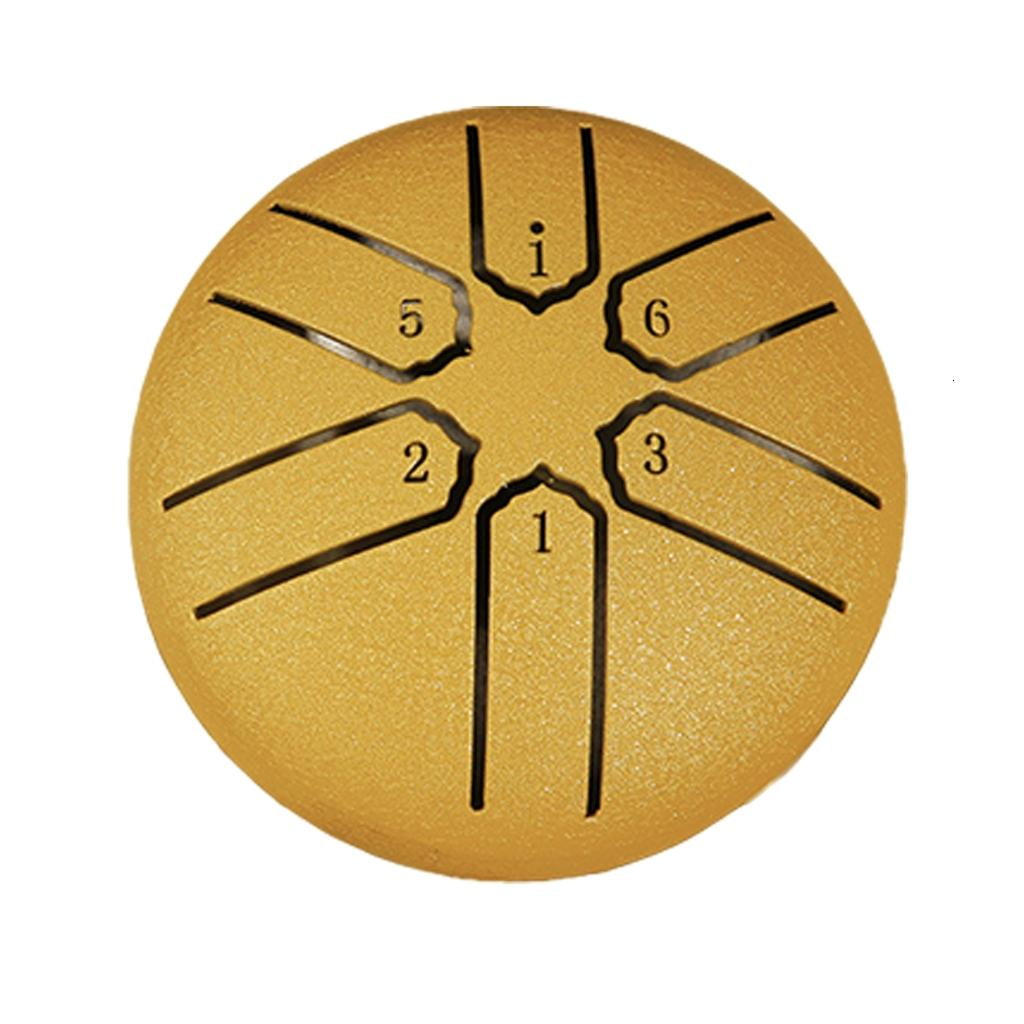 6 Note 3 inch Steel Tongue Drum Handpans Drum with Drumstick ...
