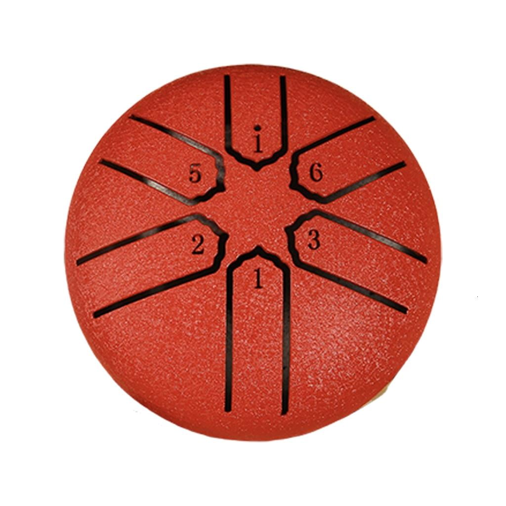 6 Note 3 inch Steel Tongue Drum Handpans Drum with Drumstick ...