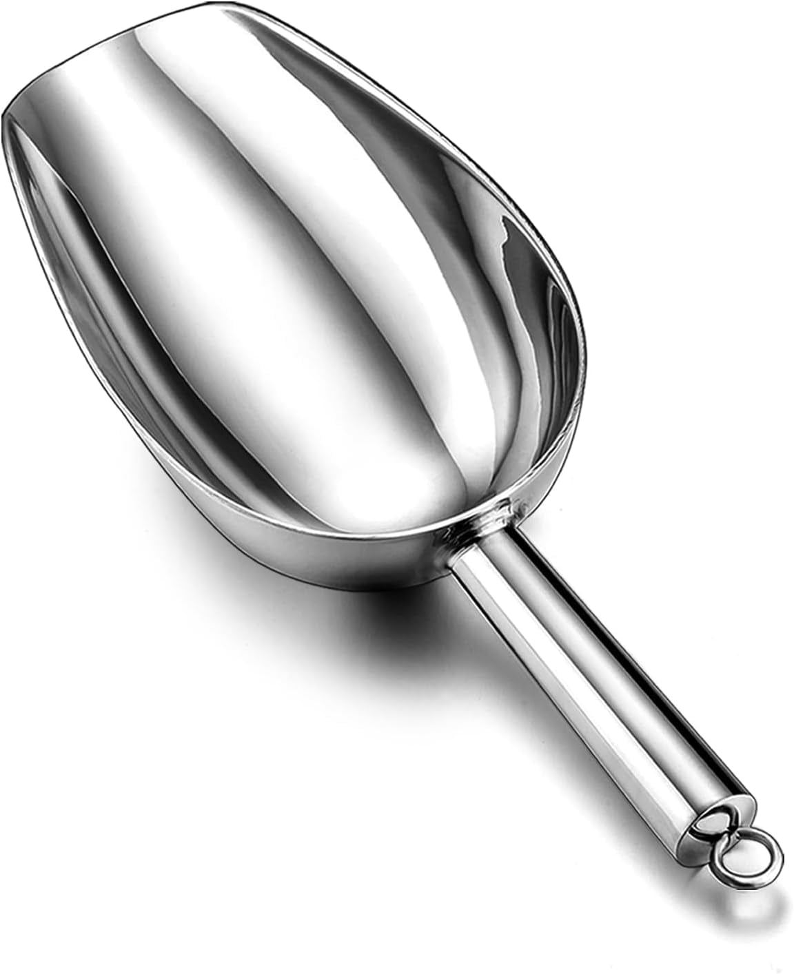 6 Ounces Stainless Steel Ice Scoop 8.25-inch - Walmart.com