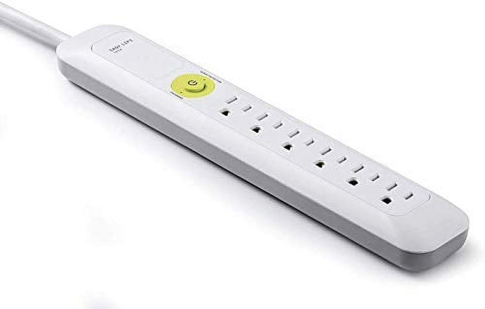 6-Outlet Heavy Duty Power Strip Surge Protector by Easylife Tech ...