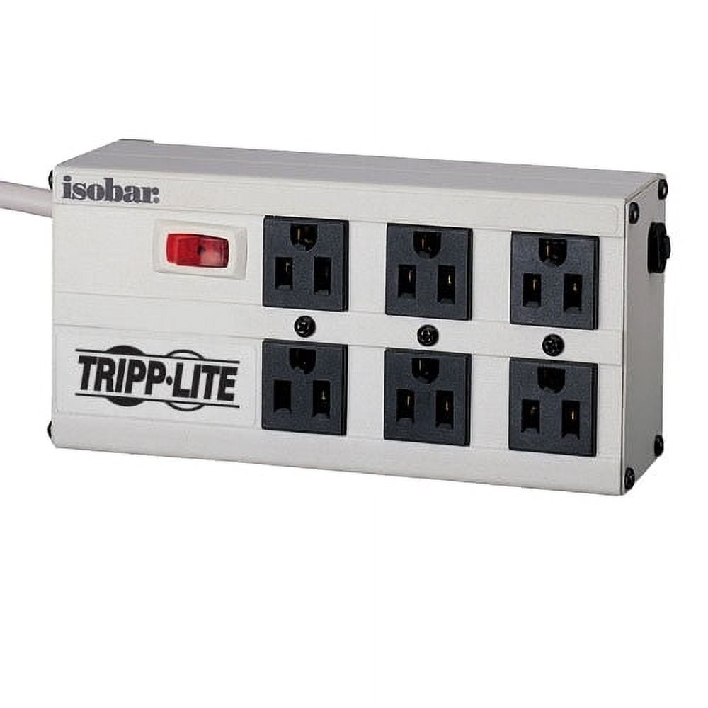 Tripp Lite Isobar 6-Outlet Surge Protector with 6ft Cord, 3300 Joules ...