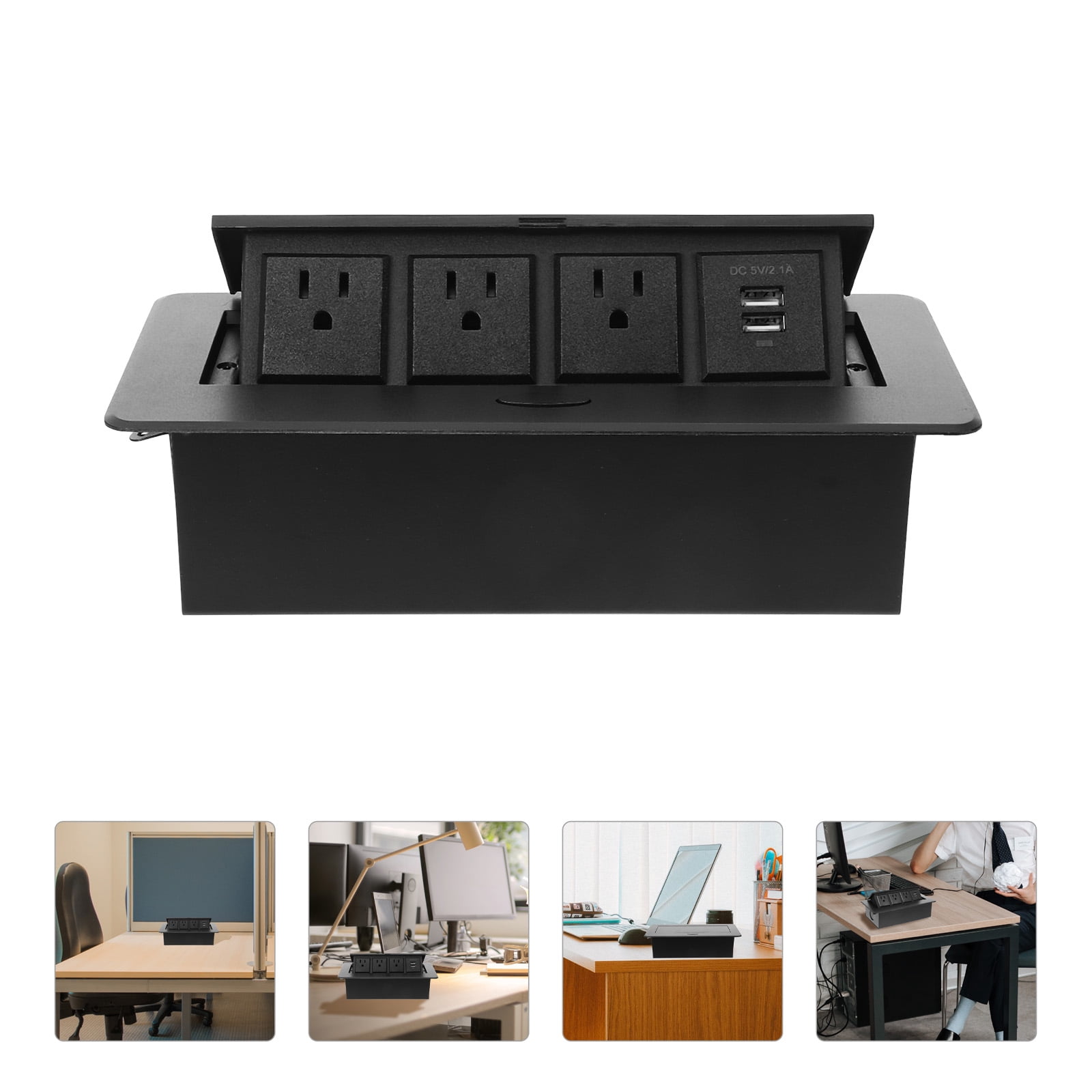 UEETEK Conference Room Use Plug Board Black 1Pcs - Walmart.com