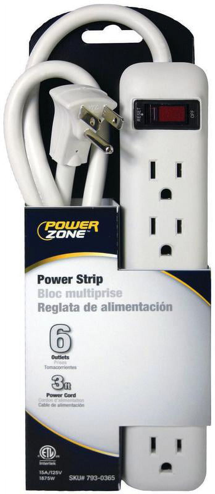 6-Outlet Power Strip - Walmart.com