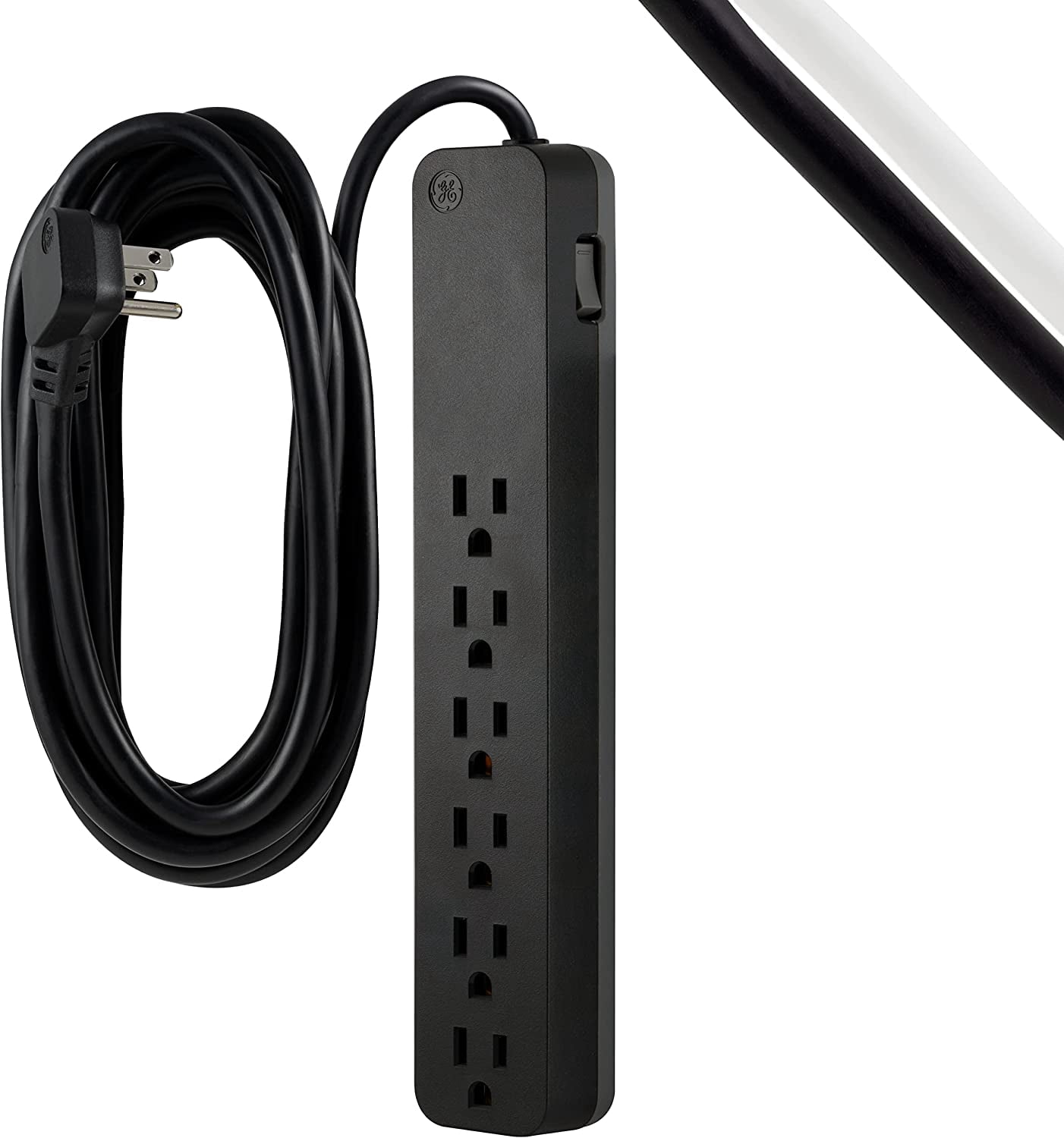 6-Outlet Surge Protector, 15 Ft Extension Cord, Power Strip, 840 Joules ...