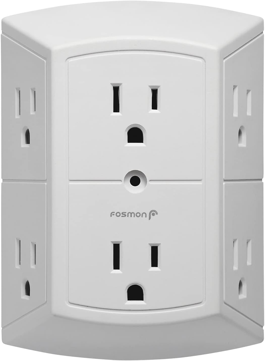 6-Outlet Wall Plug, Six Plug Outlet Adapter, 6 Way Oulet Extender 3 ...
