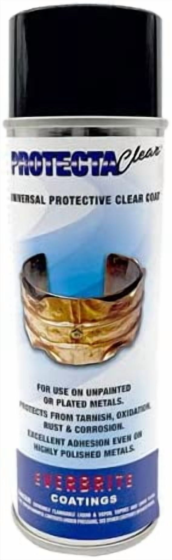 6 Oz. Clear Aerosol Can, Protective Coating for Metal (Net Weight ...