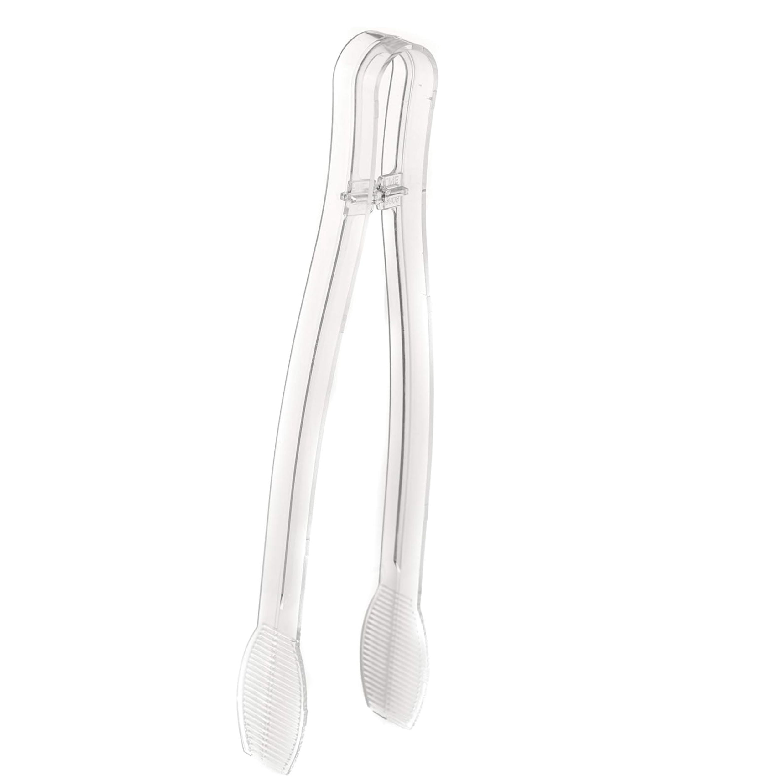 [6 PACK] 12 inch Heavy Duty Clear Serving Tongs - Plastic Disposable ...
