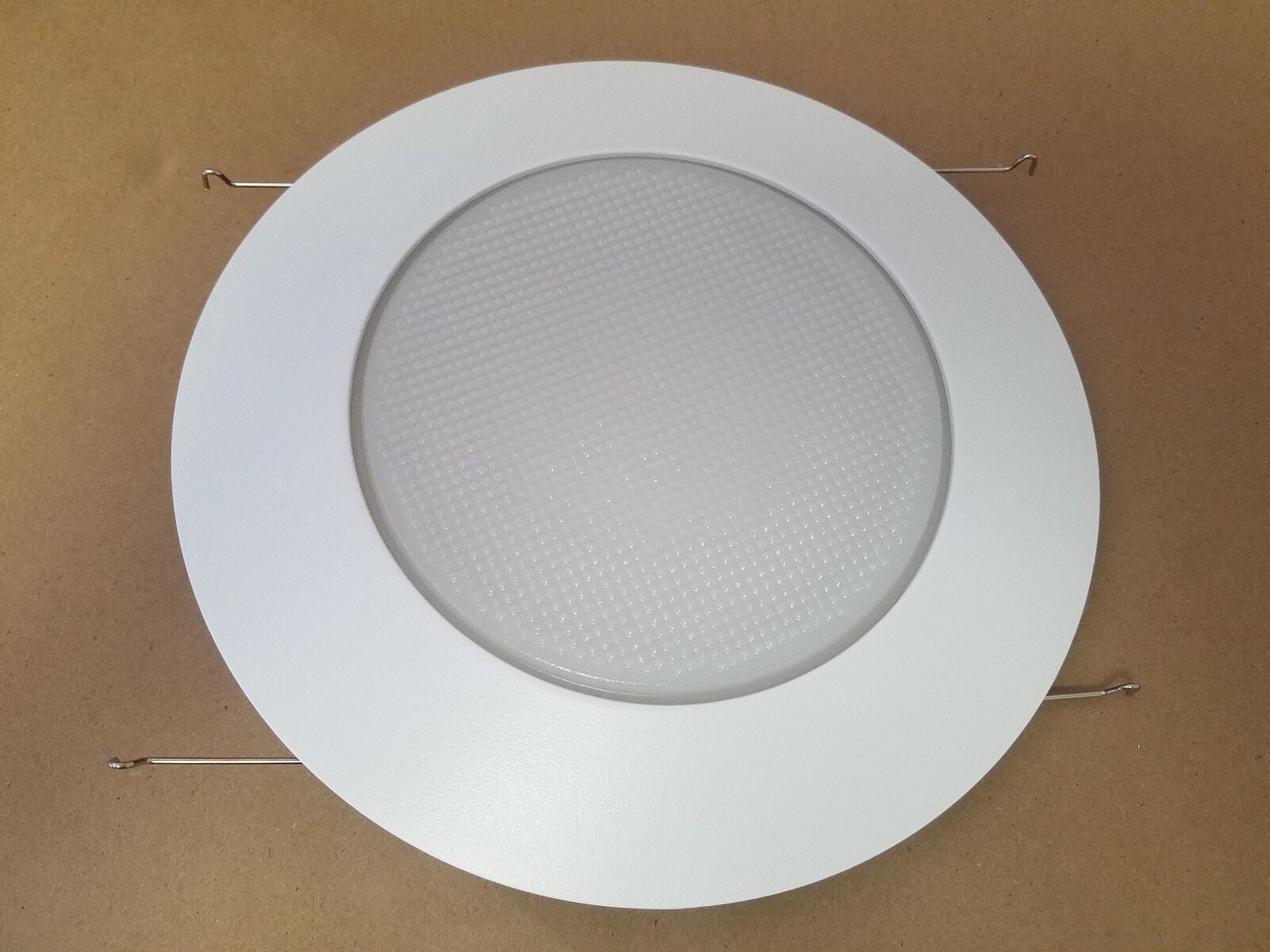6 PACK 6" INCH RECESSED CAN LIGHT SHOWER TRIM FROSTED GLASS ALBALITE ...
