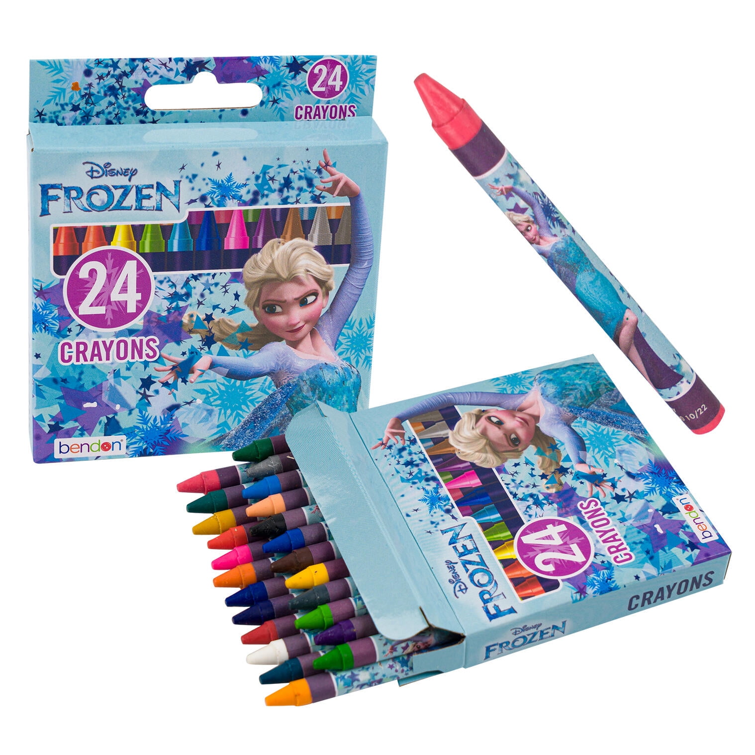 6 PACK-Disney Frozen 24ct Crayons - Walmart.com