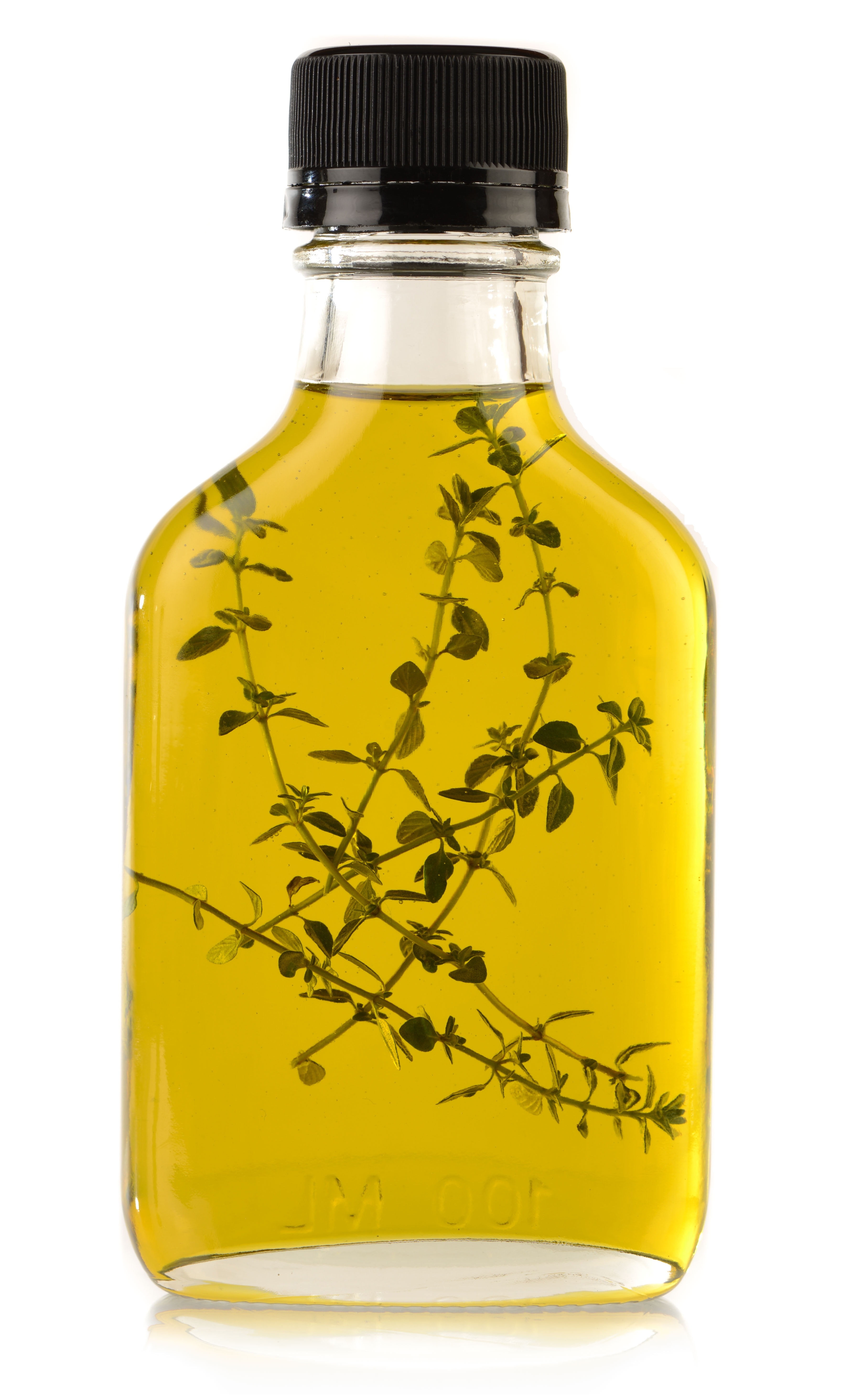 EcoQuality Glass Flask Bottles, 100 ML Clear Tamper Evident Lids, Great ...