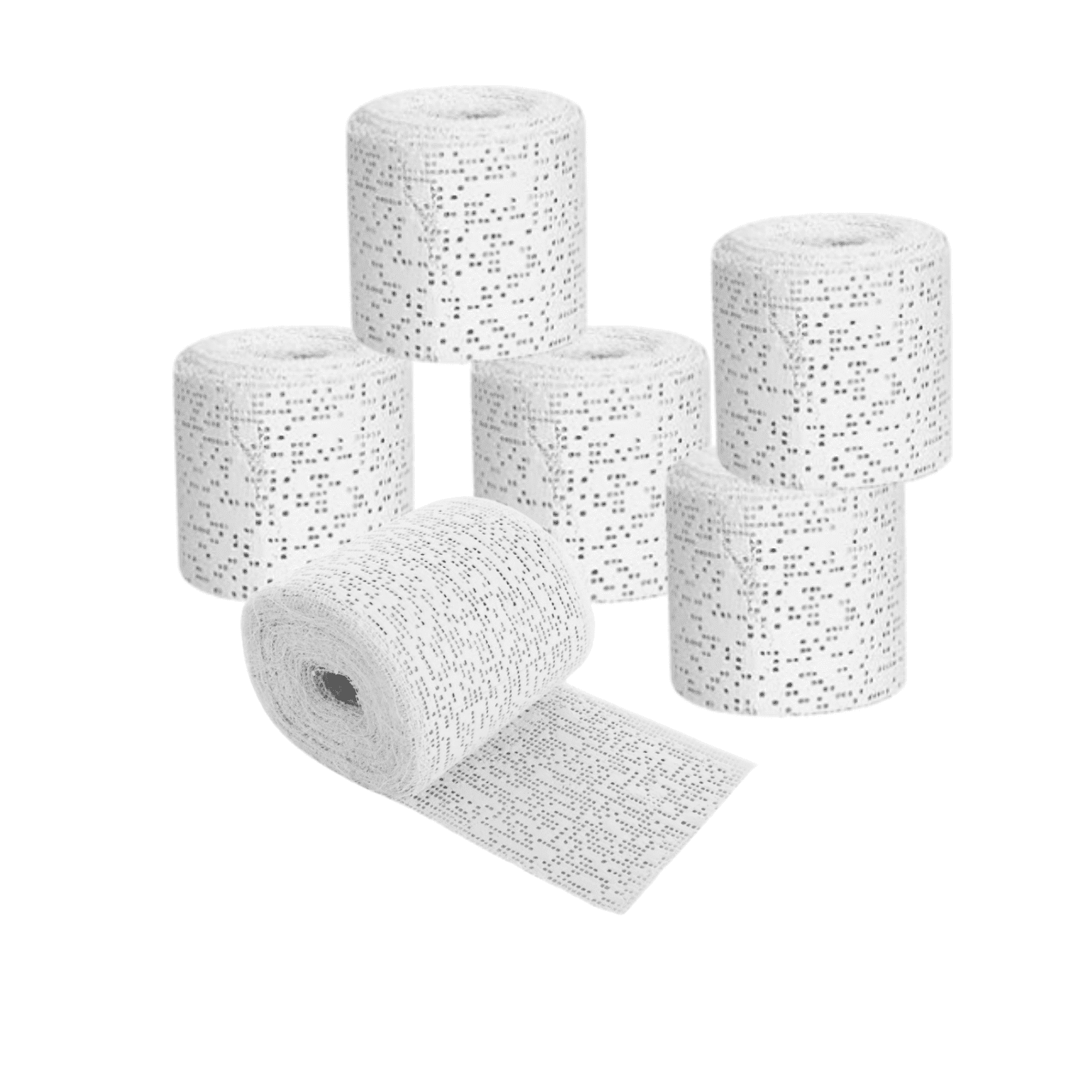 6 PACK Plaster Gauze Bandage Plaster Cloth Rolls Strips Gauze Wrap for ...