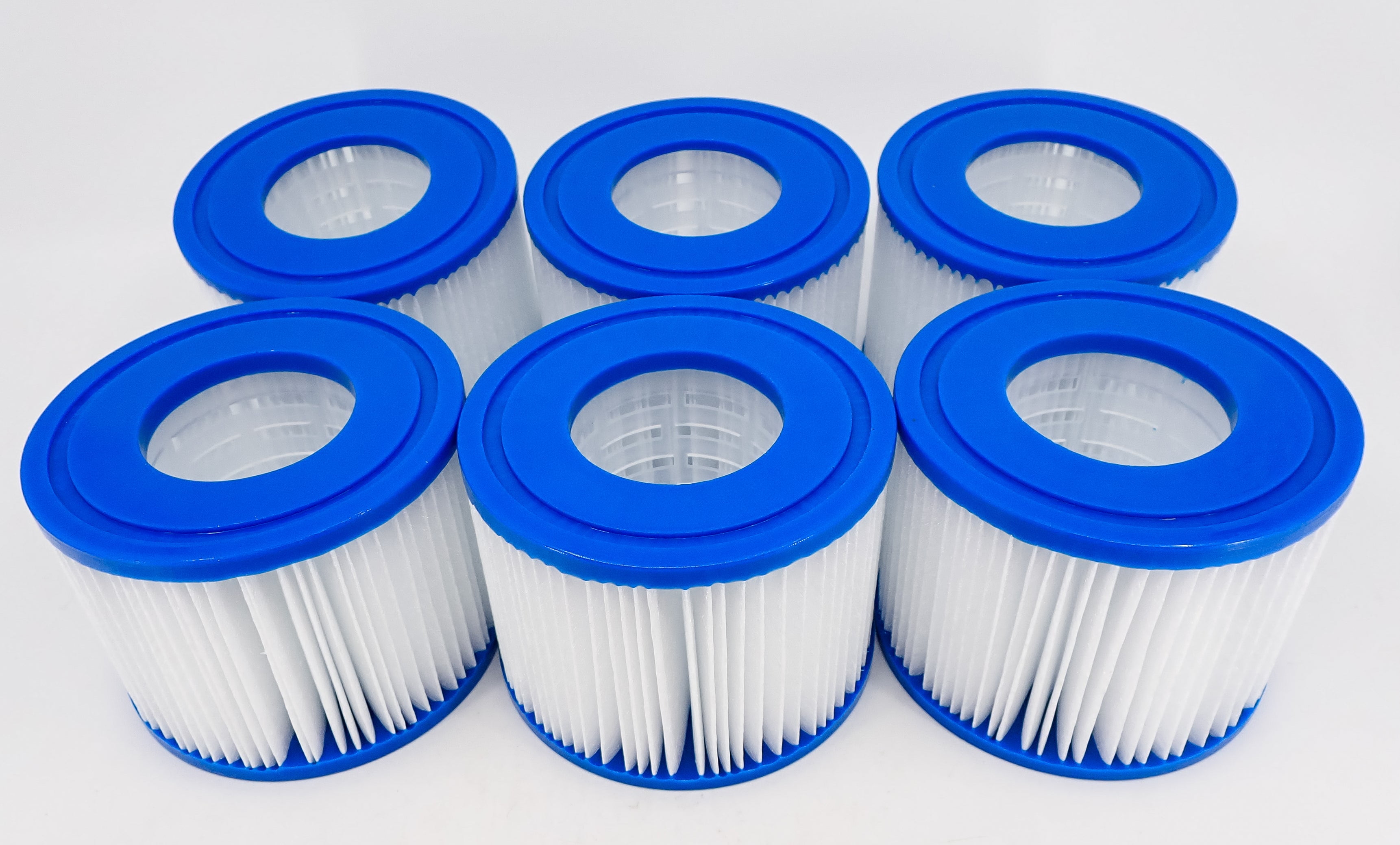 6 PACK REPLACEMENT SPA HOT TUB FILTER FITS BESTWAY COLEMAN SALUSPA TYPE ...