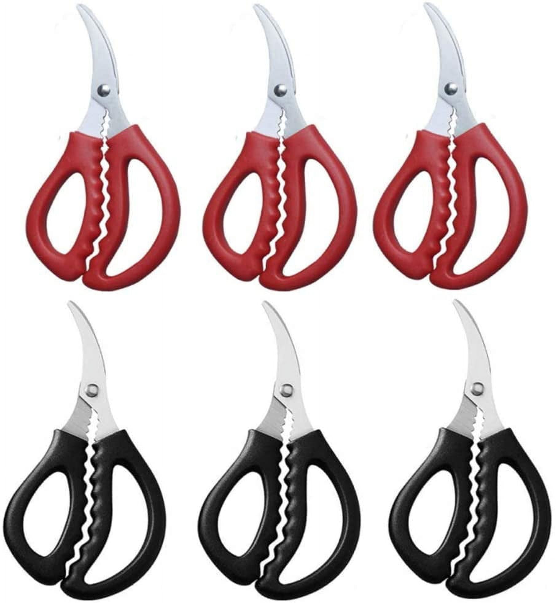 6 PACK Seafood Scissors Fish Crab Lobster shrimp crayfish crawfish ...
