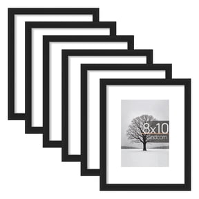 21x6 Frame Black Picture Frame - Complete Modern Photo Frame Includes ...