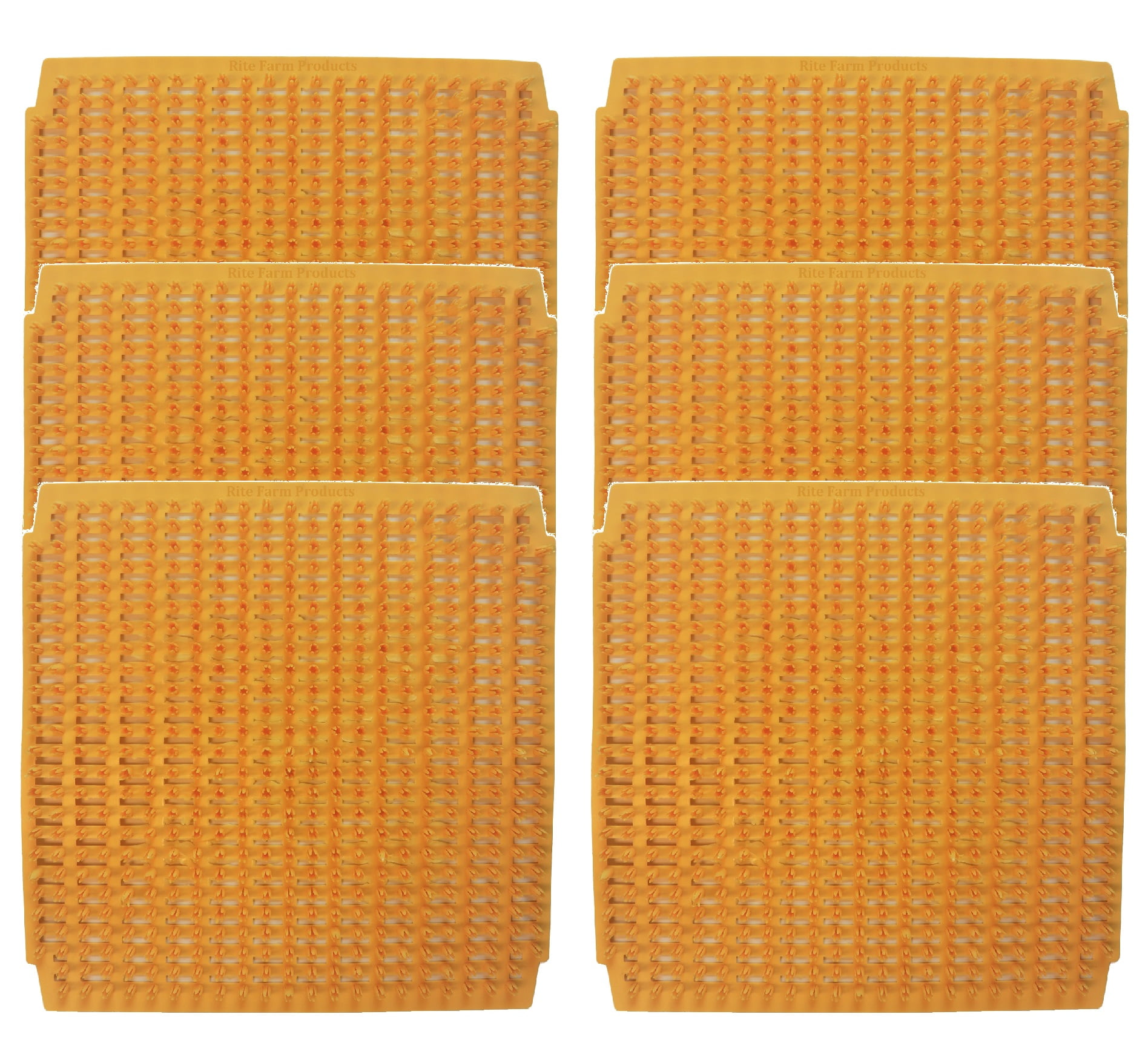 6 PACK WASHABLE NESTING BOX PADS MAT BOTTOM CHICKEN COOP HEN HOUSE ...