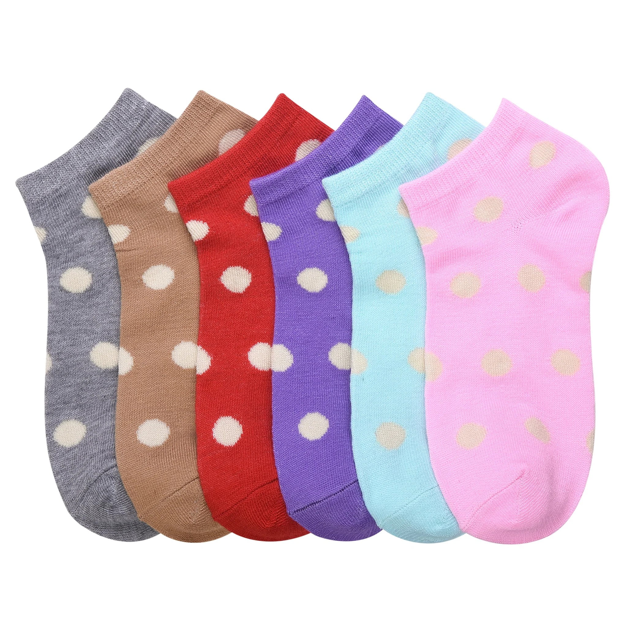 6-PACK Women's Comfort Low Cut Socks, Spandex Socks, HOOP, 6-8 ...