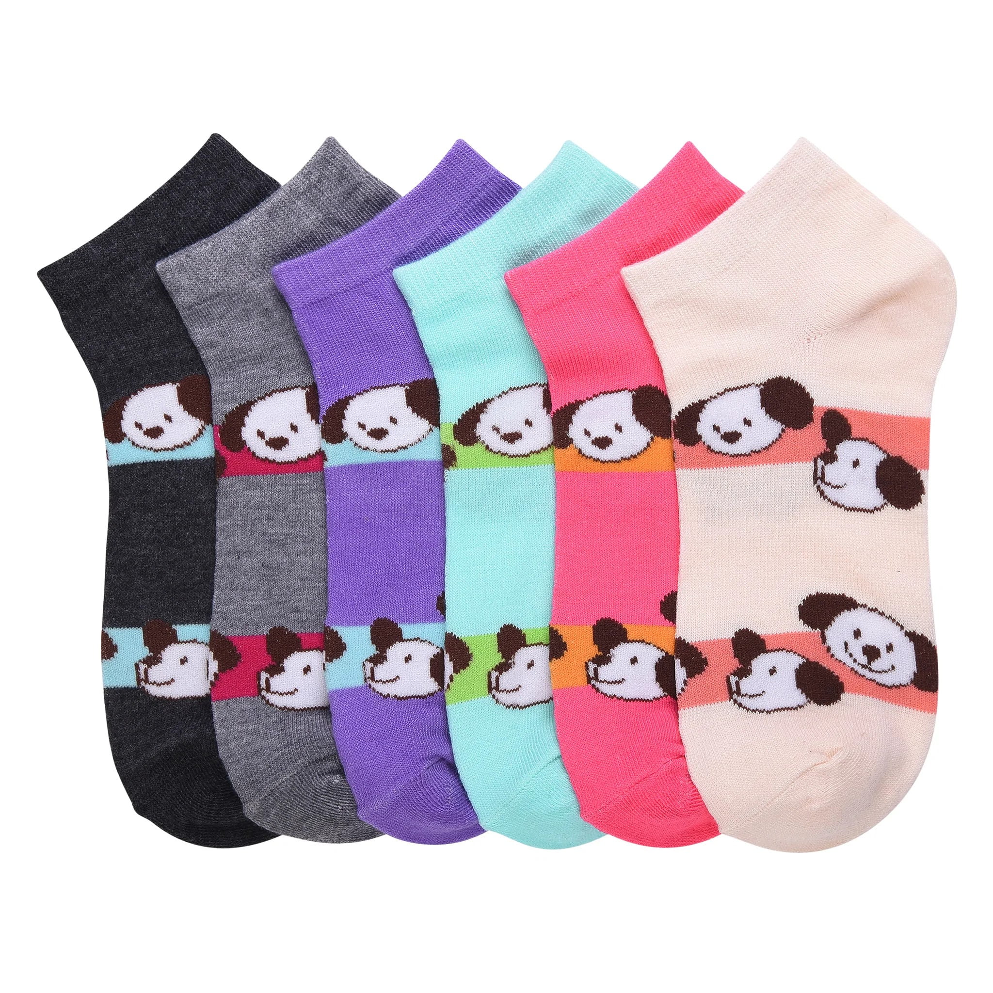 6-PACK Women's Comfort Low Cut Socks, Spandex Socks, PUP, 4-6 - Walmart.com