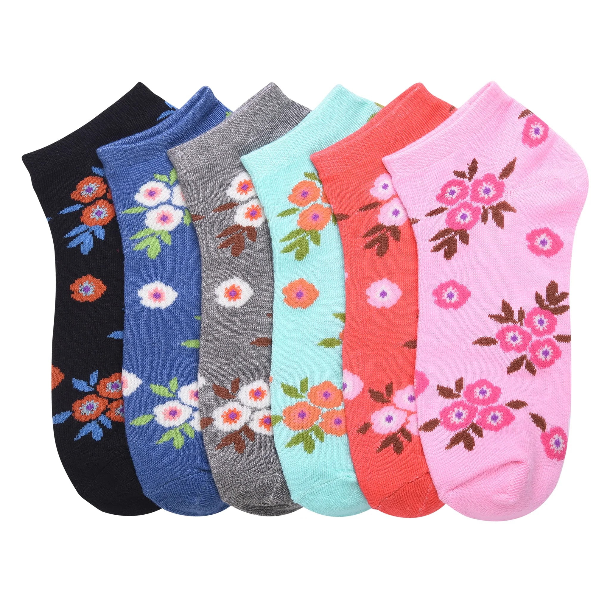 6-PACK Women's Comfort Low Cut Socks, Spandex Socks, REFINE, 9-11 ...